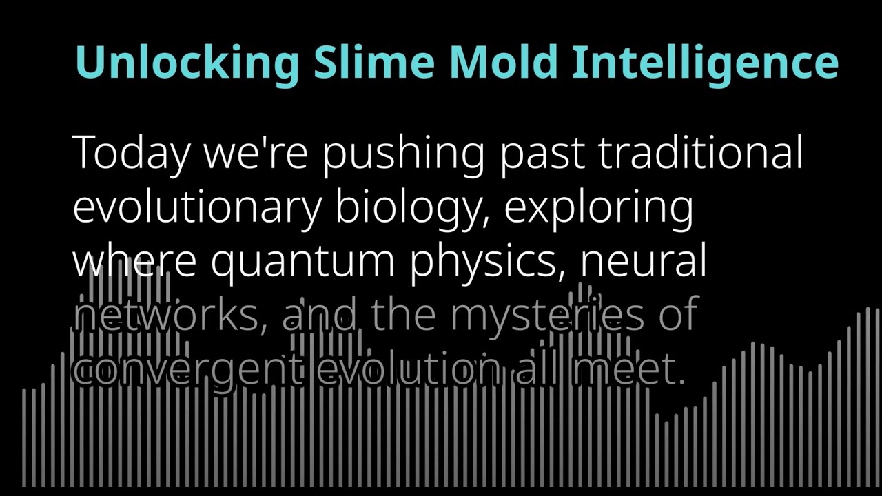 Unlocking Slime Mold Intelligence - YouTube
