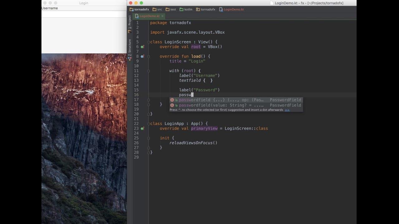 Hot Reload JavaFX Views with TornadoFx - YouTube