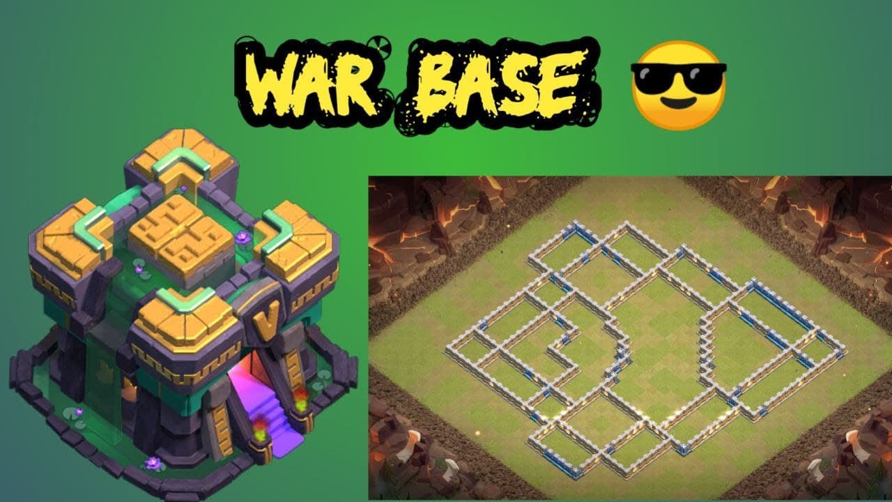 Th14 War Base | Anti 3 Star War Base - YouTube