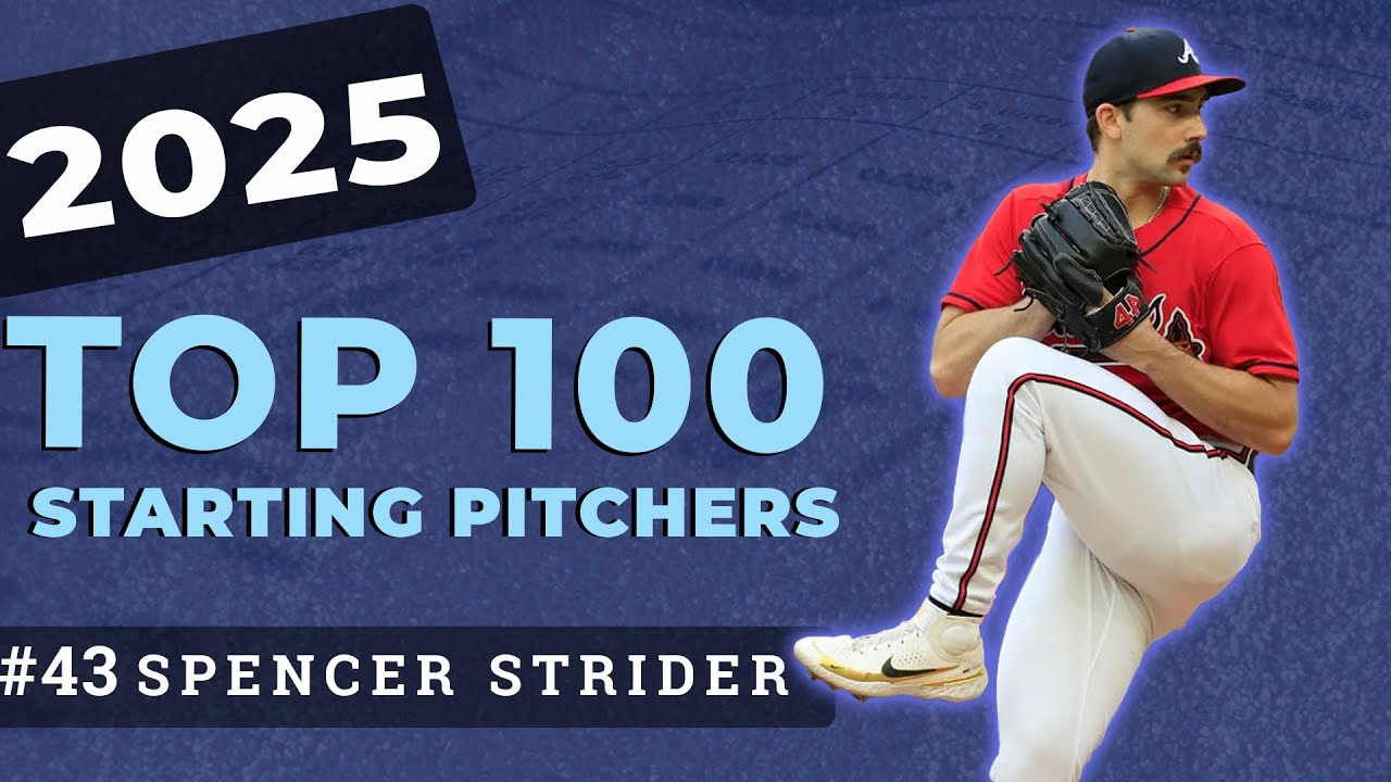 Top Starting Pitchers for 2025 - #43 Spencer Strider - YouTube