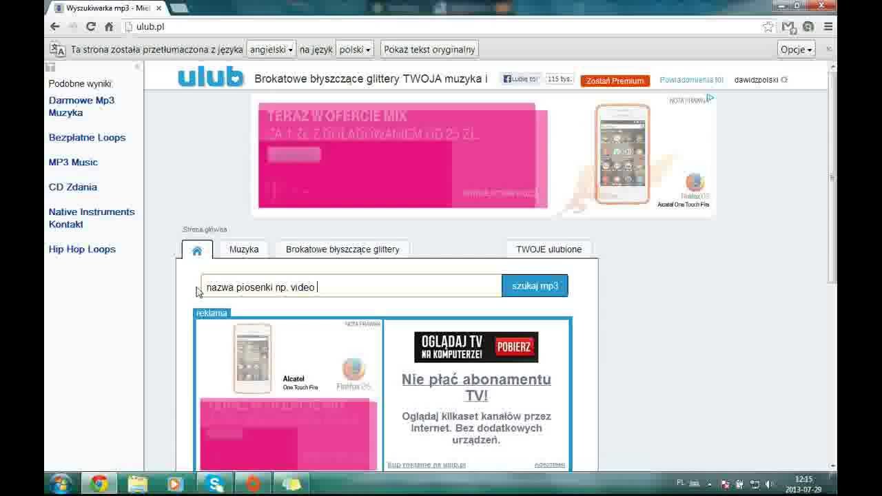 Jak pobierać z ulub.pl - YouTube