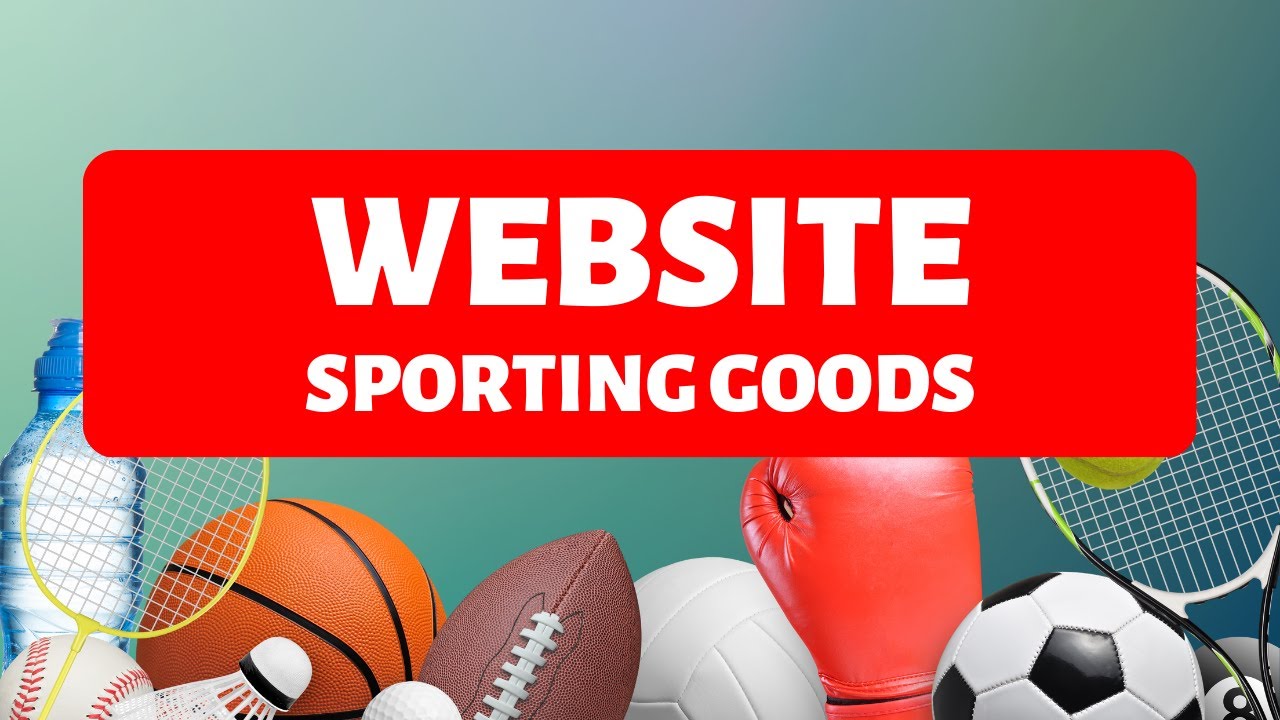 Make a Basic Website for a Sporting Goods Store - EASY! - YouTube