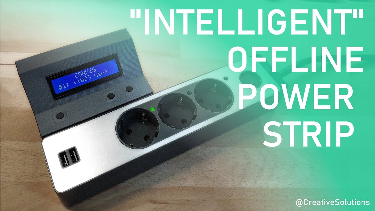 DIY - "Intelligent" Offline Power Strip - YouTube