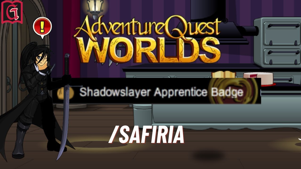 ShadowSlayer Apprentice badge AQW BOT - || GRIMLITE REV - YouTube