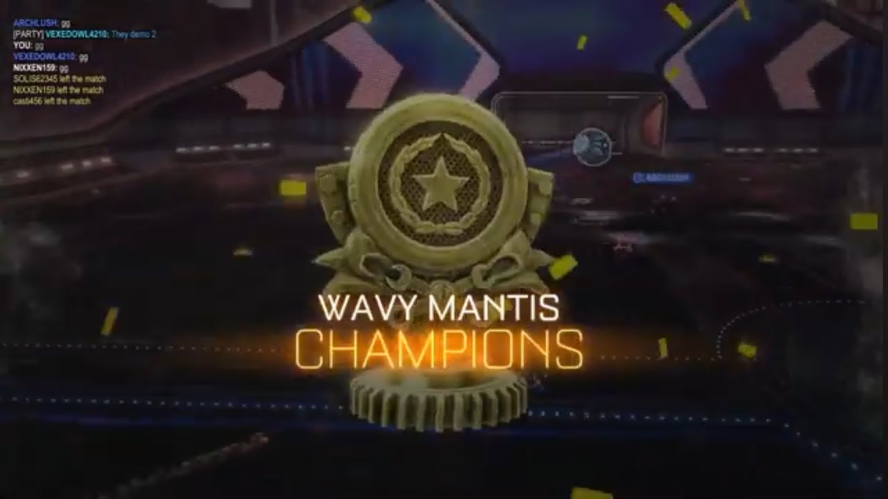 Winning My First Tournament In Season 15 In Rocket League - YouTube
