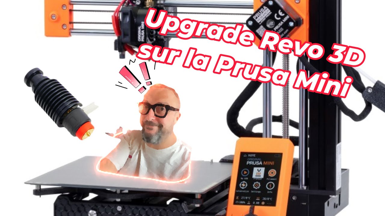 Prusa Mini upgrade Revo Micro E3D - YouTube