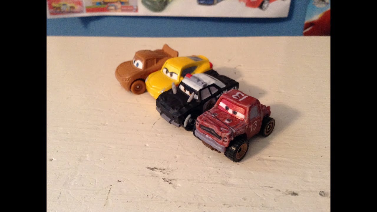 Disney Cars Mini Racers Chester Whipplefilter, Frances Beltline, APB ...