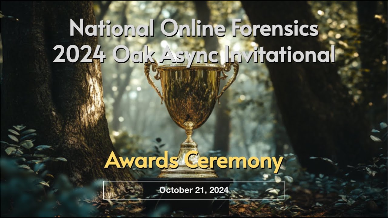 2024 Oak Async Invitational Awards - YouTube