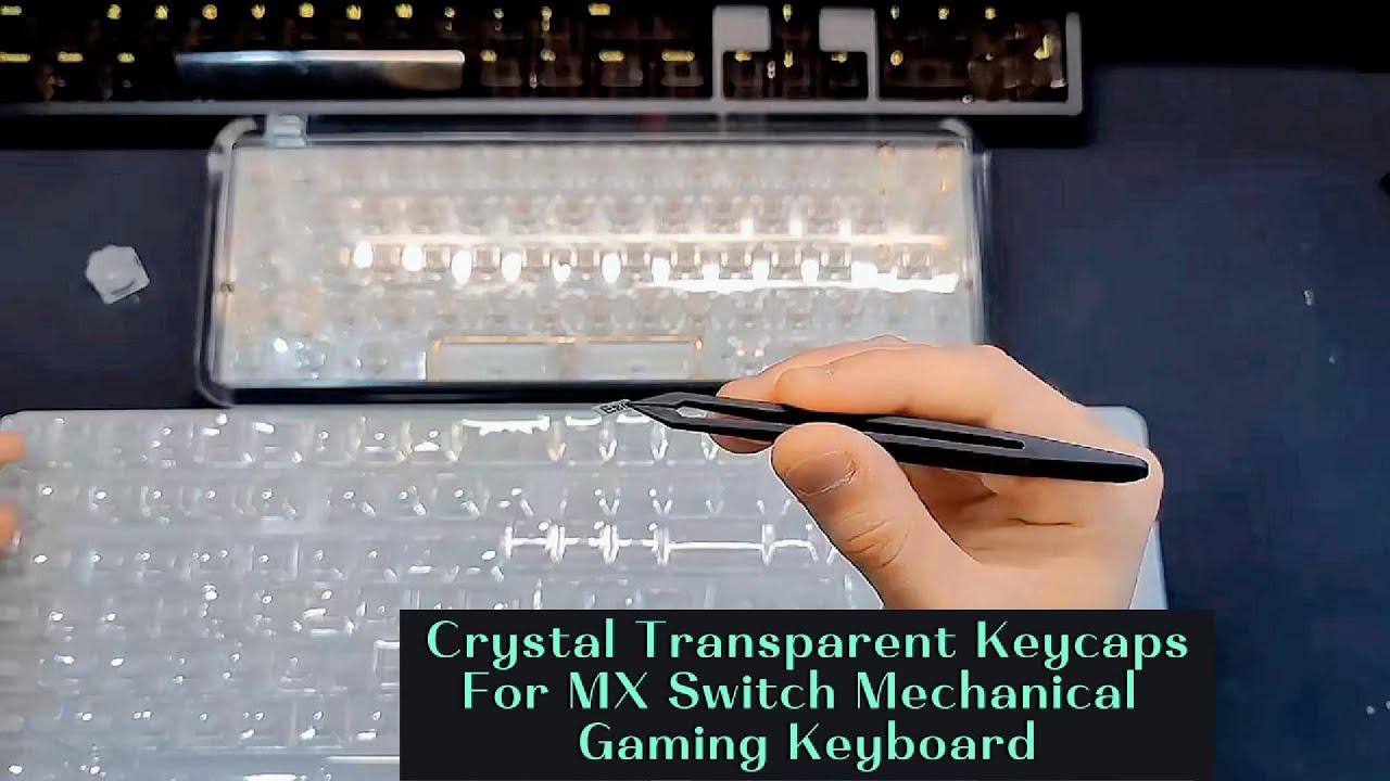 My Favorite Crystal Clear Switches for Gaming Keyboard - YouTube