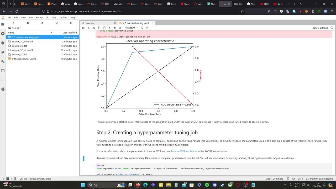 AWS Academy Machine Learning Foundations 74797 | Lab 3.7 | Data Science - YouTube