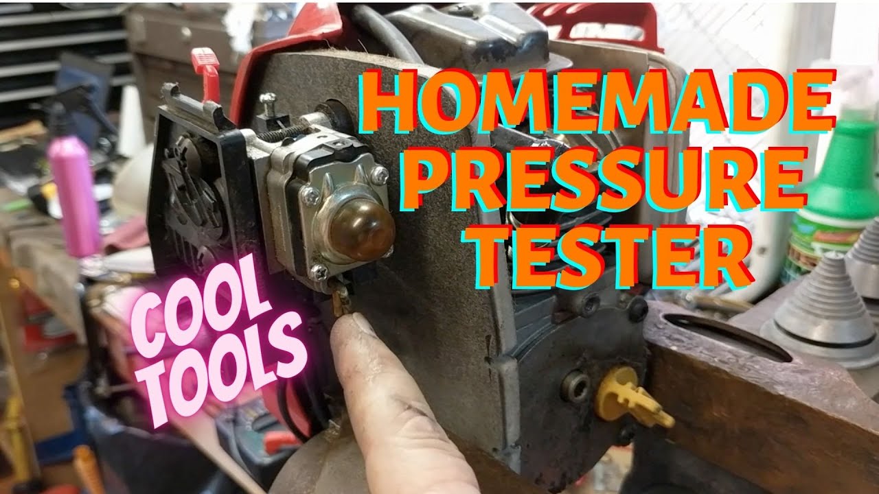 DIY Pressure Tester for 2 stroke small engine carburetors - YouTube