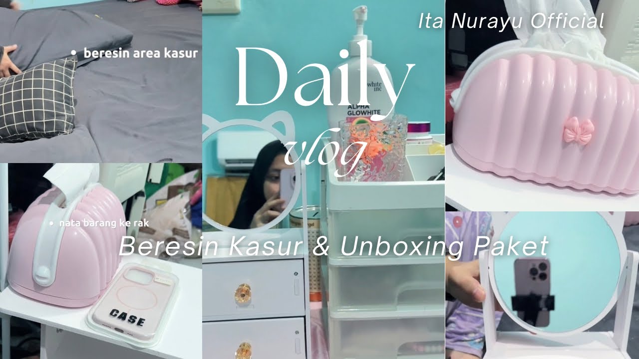 Beresin Kos An And Unboxing Paket Peralatan Dekor Kamer 📦 🛍️ After