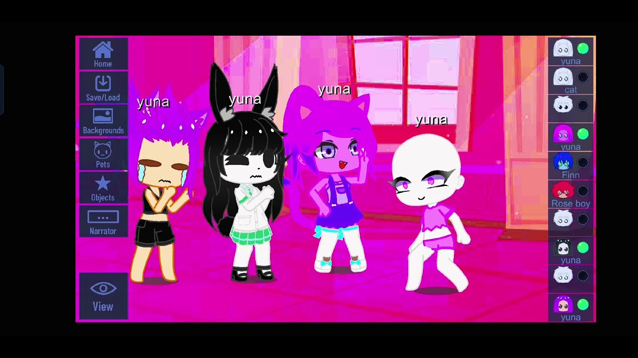 gacha club the cat girl is SUS - YouTube