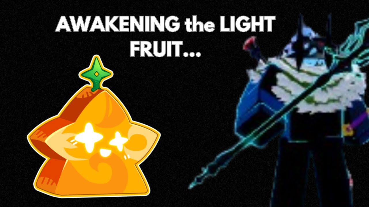Awakening the LIGHT FRUIT in blox fruits... - YouTube