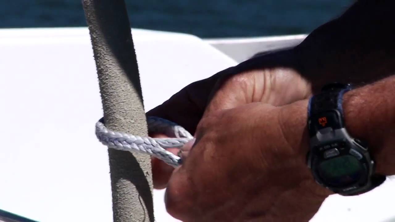 Using a LineGrabber to Secure the Wheel - YouTube