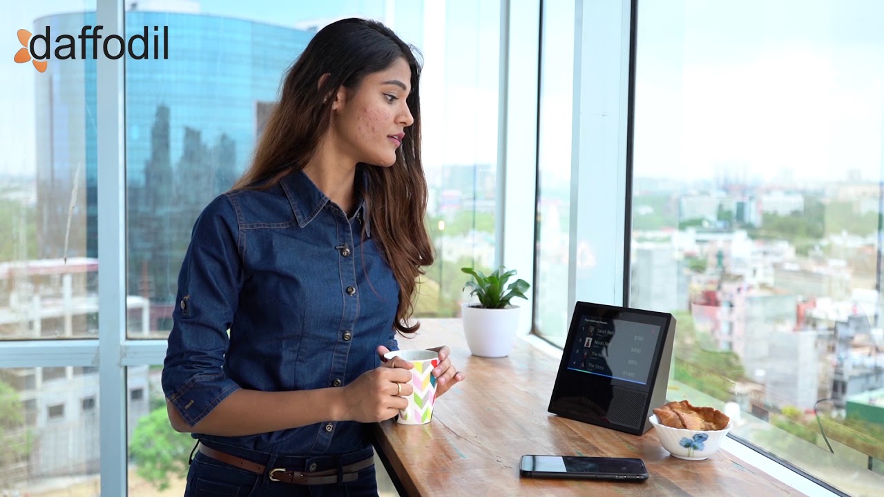 Order clothes on Alexa - Daffodil Software eCommerce360 solutions - YouTube