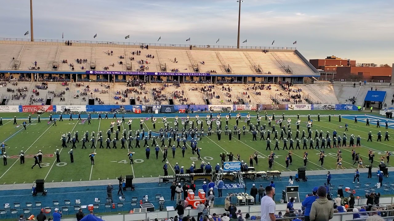 MTSU Band of Blue Halftime show 2021 - YouTube