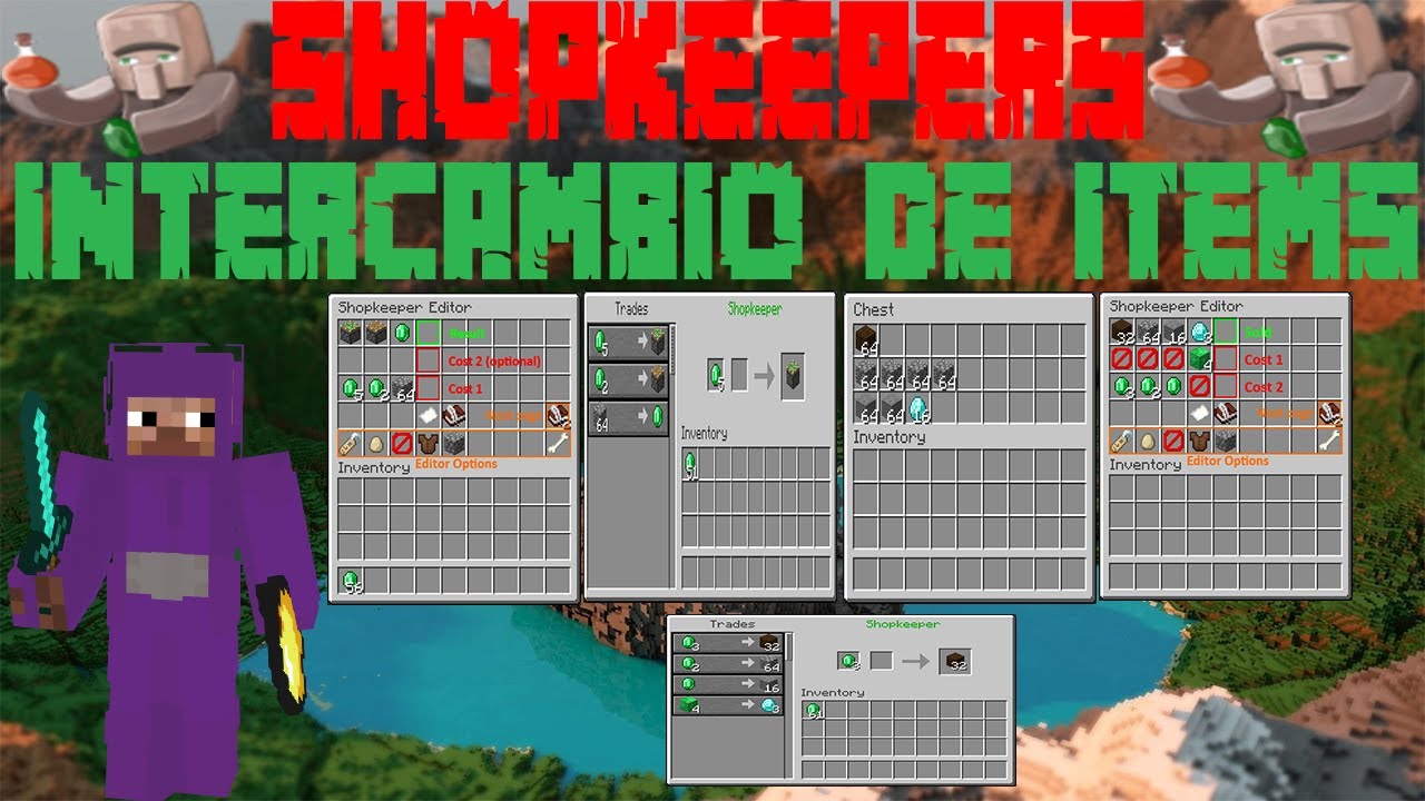 SHOPKEEPERS - INTERCAMBIAR / VENDER / COMPRAR ITEMS CON ALDEANOS ...