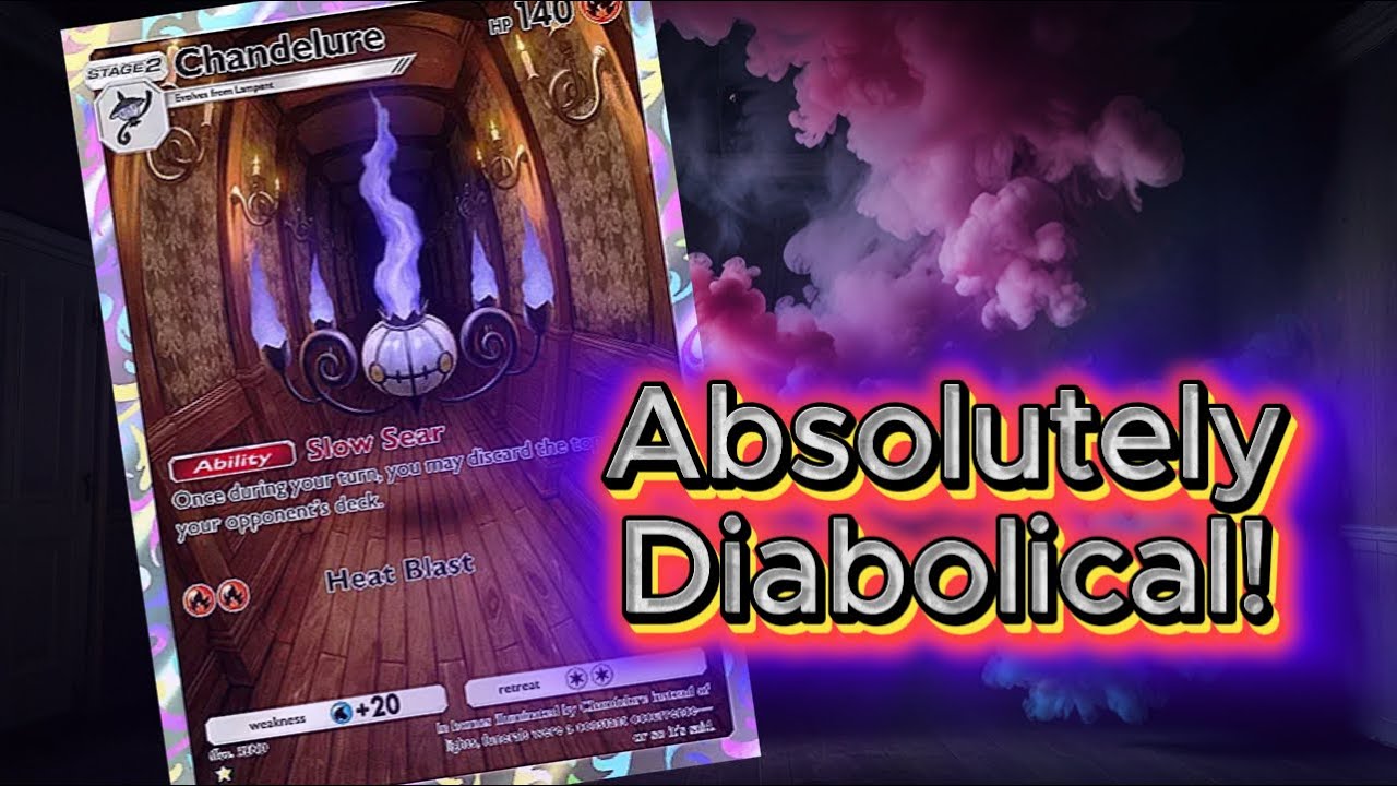 Chandelure is Diabolical! - POKEMON TCG POCKET - YouTube
