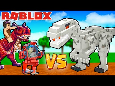 DETIK DETIK MELOBI LAWAN BOSS T-REX RAKSAKSA MELAWAN TOWER LEVEL MAX SEMUA DI ROBLOX!