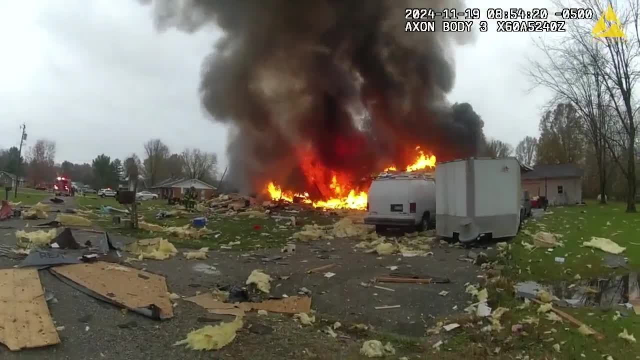 RAW: Body cam video of Ohio home explosion - YouTube