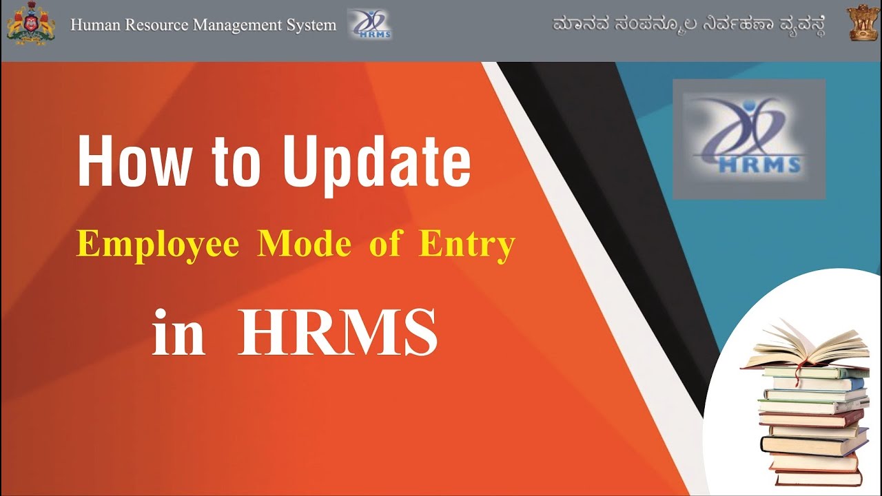 How to update Mode of entry into Service in HRMS? - YouTube