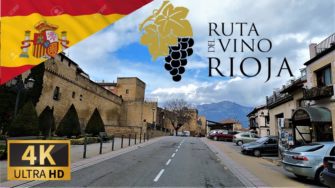 DRIVING on the RIOJA WINE ROUTE, La Rioja-Basque Country, SPAIN I 4K ...