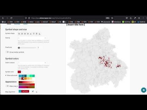 How to make a simple points map in Datawrapper - YouTube