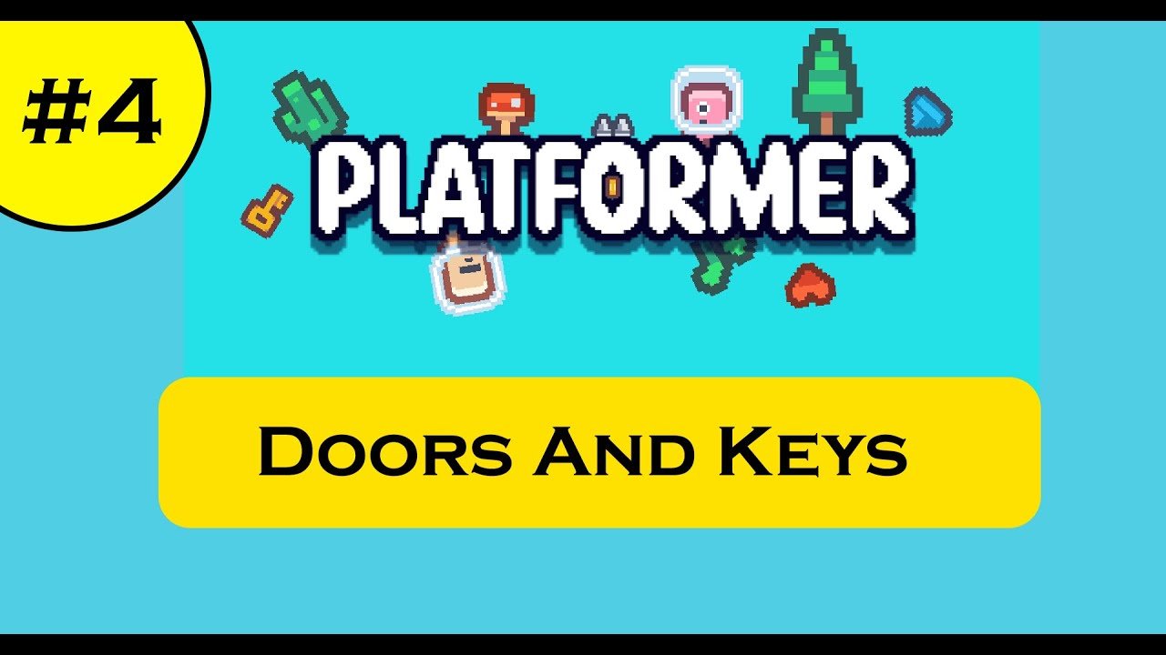 GDevelop 5 Platformer Tutorial #4 | Doors And Keys - YouTube