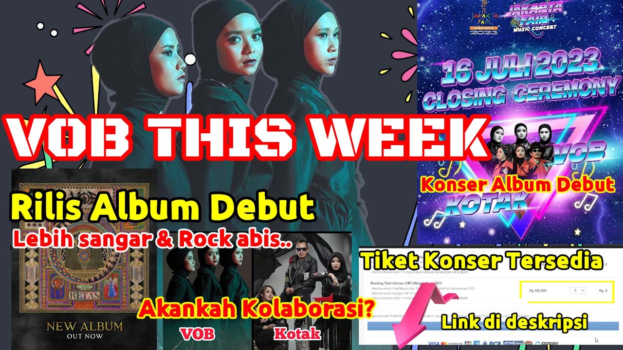 VOB LIVE AT JAKARTA FAIR 2023 | FULL ALBUM DEBUT - YouTube