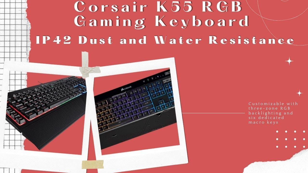REVIEW - Corsair K55 - I recommend this gaming RGB keyboard, even ...