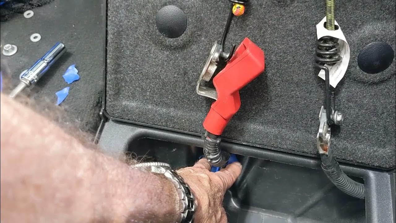 Corvette c6 z06 battery replacement tips by froggy - YouTube