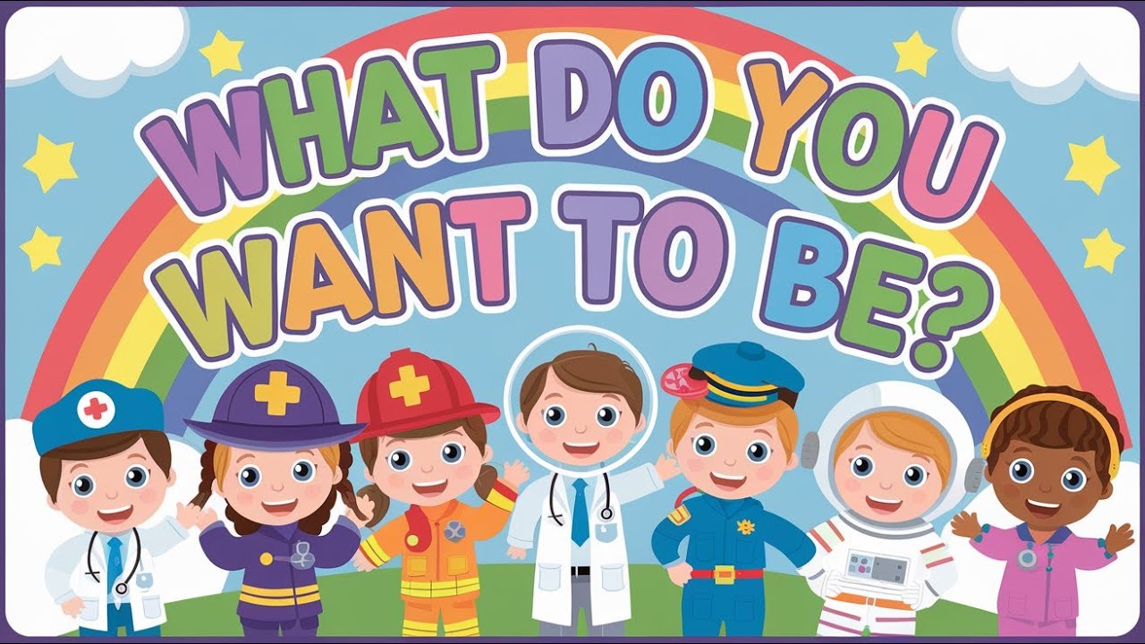 What Do You Want to Be | Jobs Song | Nursery Rhymes - YouTube