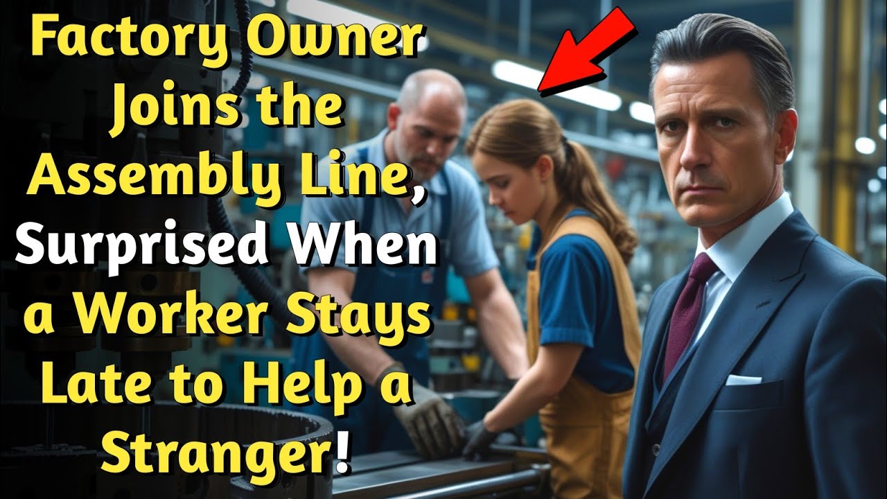 Factory Owner Joins the Assembly Line, Surprised When a Worker Stays ...
