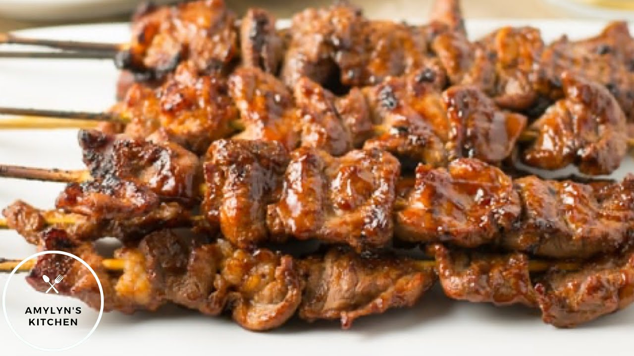 PORK BBQ Filipino Style - Super Delicious And Tender | Pork Barbecue ...