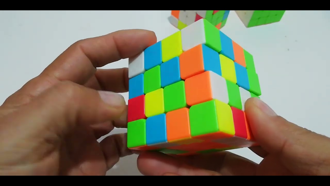 Paso 4 para armar el cubo rubik 4x4 con el método Manlio fácil y sin ...