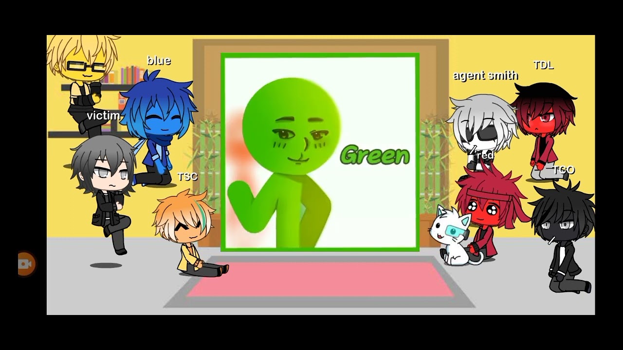 gacha life ava+agent+victim react to each other part 2 - YouTube