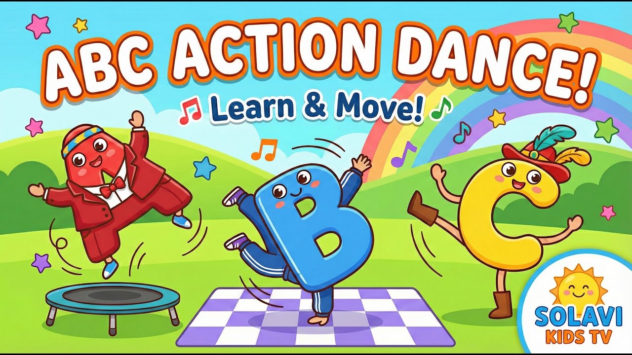 ABC Dance Song for Kids 💃🕺 | Fun A–Z Actions & Movements Alphabet ...