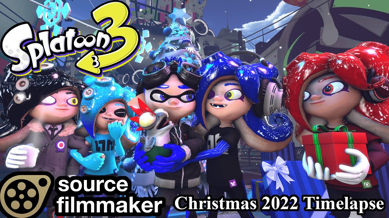 [Splatoon SFM Timelapse] Christmas 2022 - YouTube