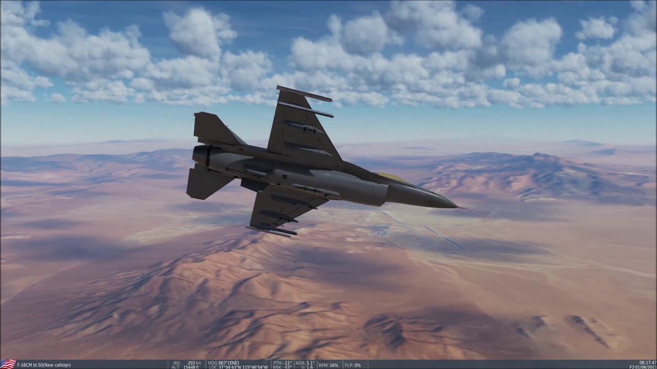 DCS F16 Dead Stick Landing - YouTube