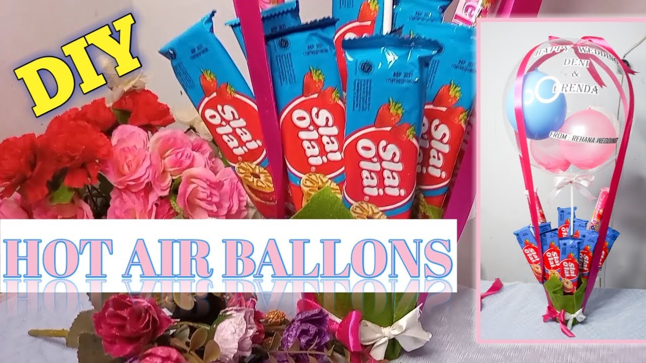 DIY Bouquet Air Ballons | Tutorial buket balon mudah dan simple - YouTube