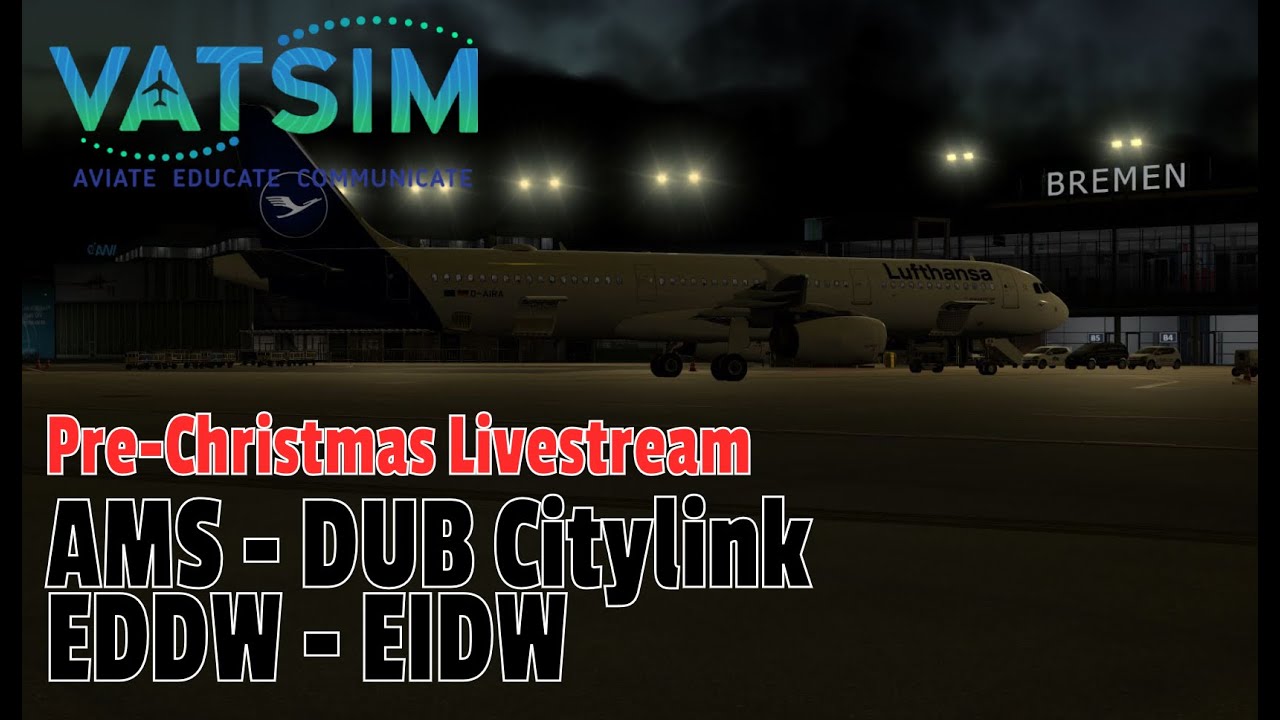 [VATSIM] EDDW - EIDW | X-Plane 11 Toliss A321 | Hoppie CPDLC PDC - YouTube