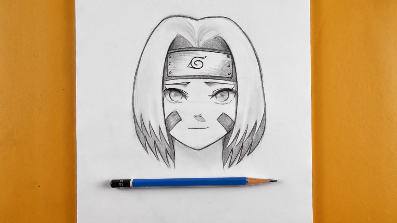Easy To sketch | How to Draw Rin from Naruto shippuden - YouTube