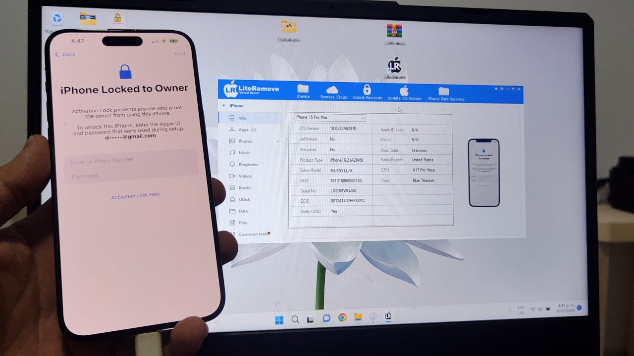 Apple iCloud Activation Lock Removal iOS 17.6.1🥇 iPhone 15 Pro Max ...