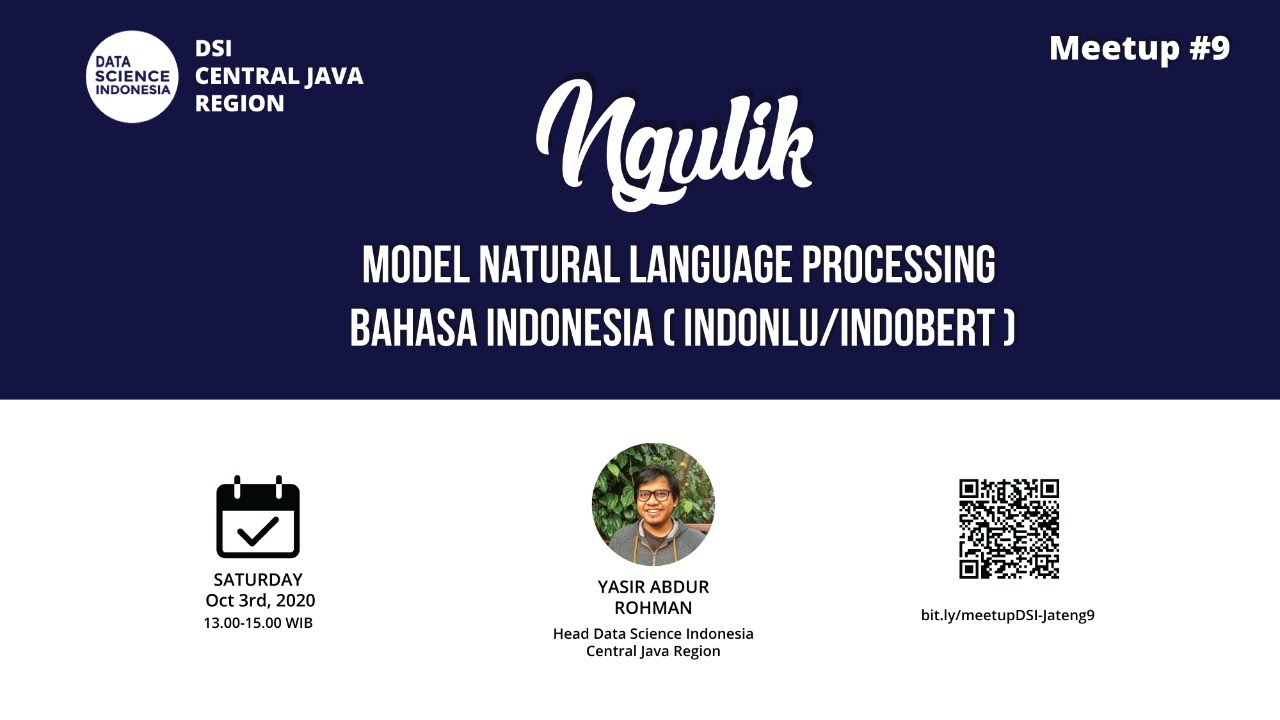 Ngulik Model NLP Bahasa indonesia ( IndoNLU / IndoBERT ) - YouTube