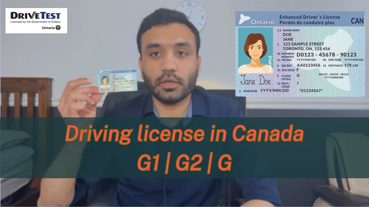 Driving License in Canada | G1, G2, G - YouTube