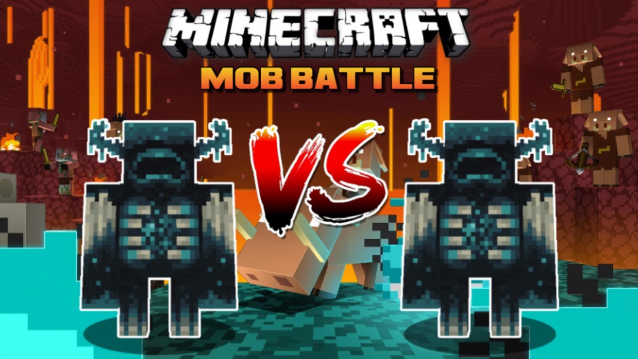 MINECRAFT WARDEN VS WARDEN (MOB BATTLES) - YouTube