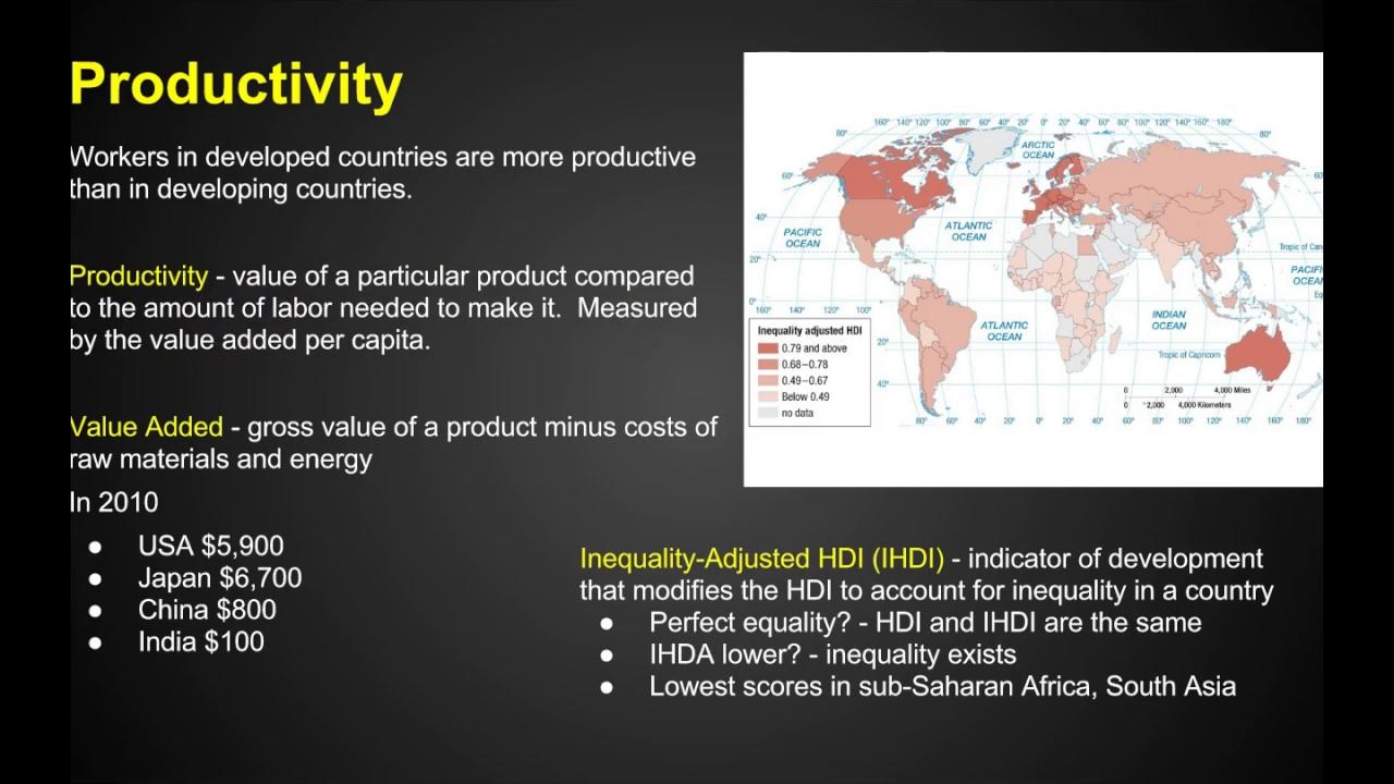 AP Human Geography - Development - Chapter 9 Key Issue 1 - YouTube