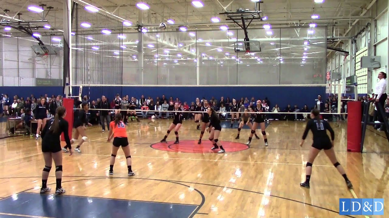 Alexis Capers #15 Middle Blocker - East Coast Power Volleyball - YouTube