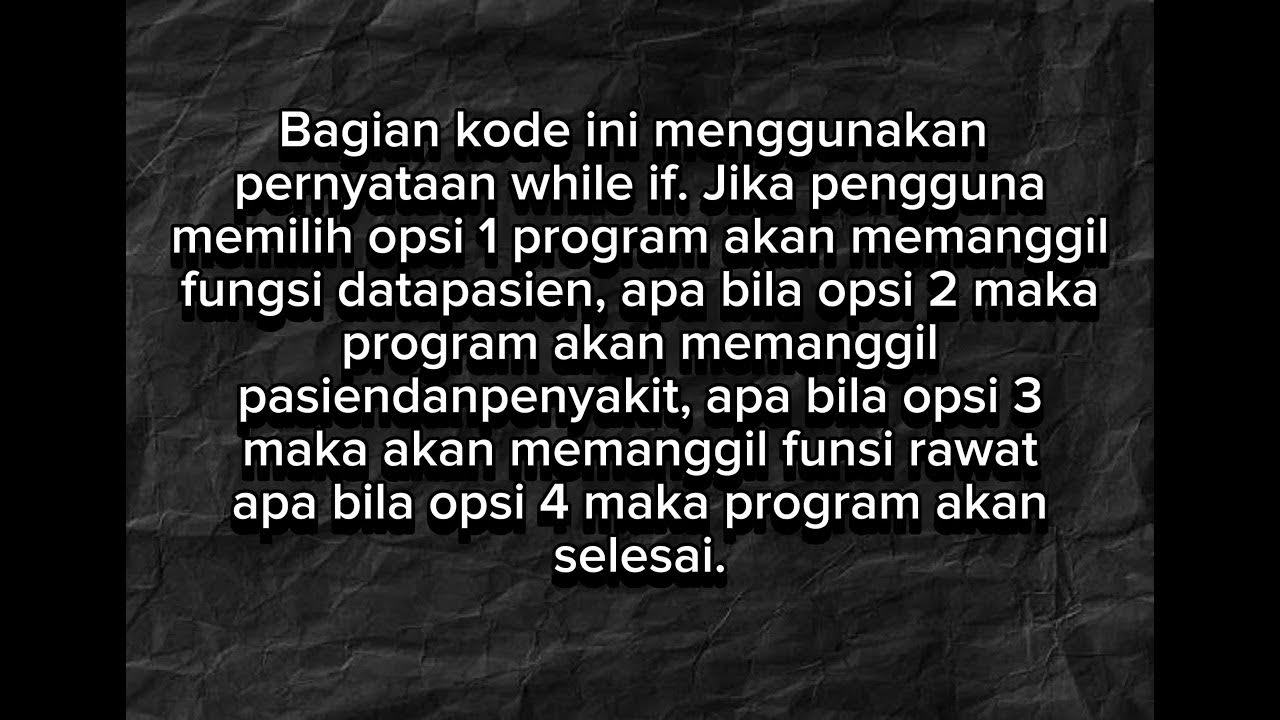 TUGAS INDIVIDU II SI-48-05 ALGORITMA DAN PEMROGRAMAN [YDI] - YouTube